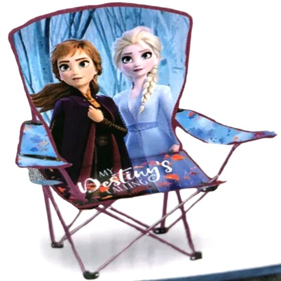 Disney | Toys | Camping Chair W Carrying Bag Kids Frozen Ii Elsa Anna ...